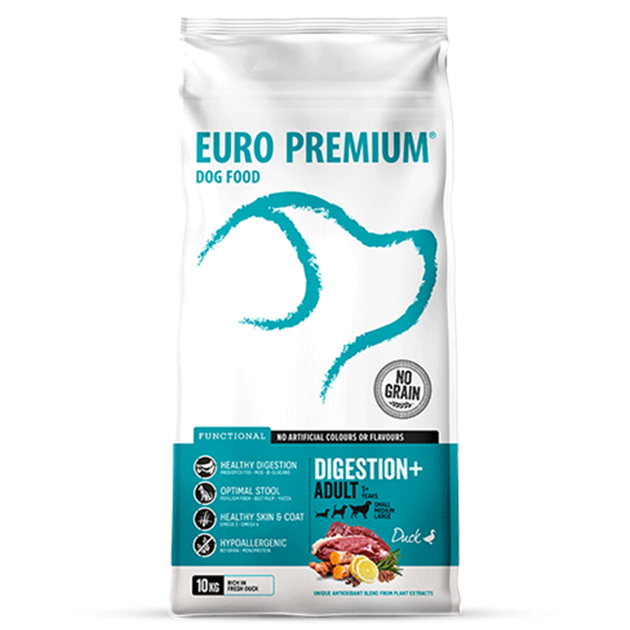 Euro Premnium Digestion+ Adult 1+ Duck – Allesfürihrtier